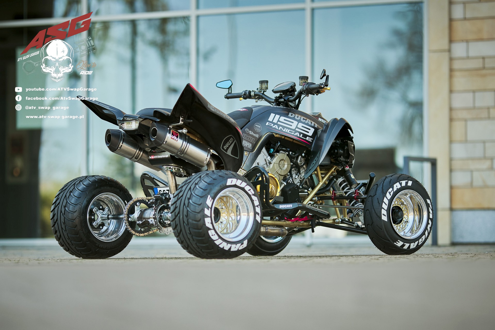 Zdjęcia: 05 Ducati 1199 Panigale ATV Swap Garage Yamaha Raptor - Ducati ...