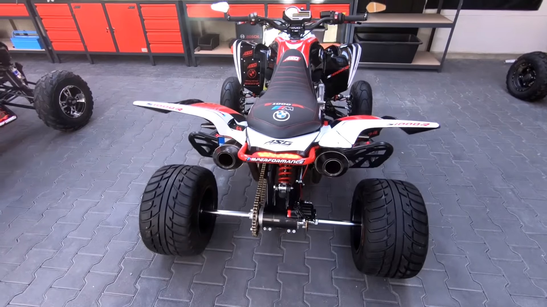 Zdjęcia: Yamaha Raptor 1000cc SWAP BMW S1000R tyl - Quad z silnikiem ...